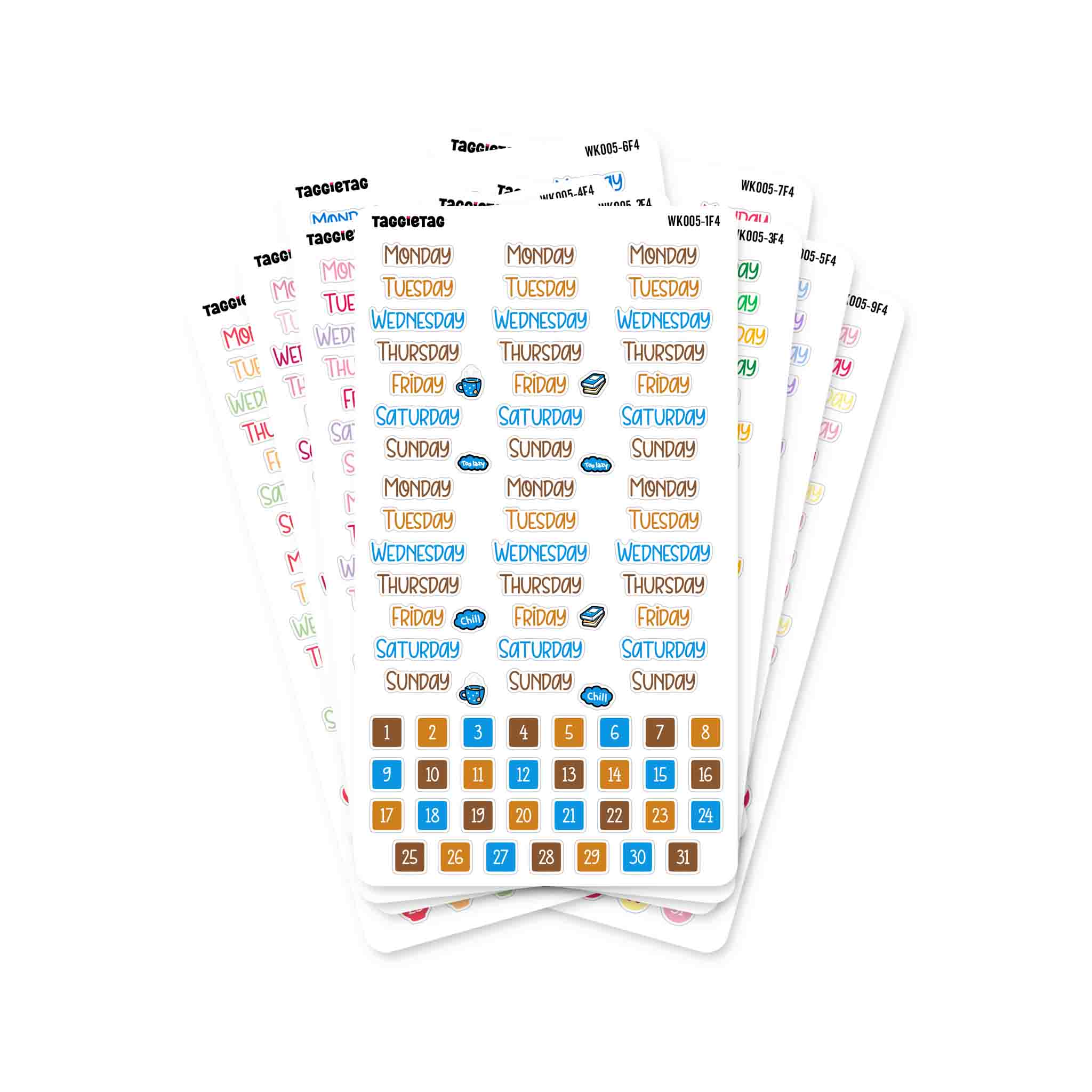Weekly Sticker Kits – TaggieTag